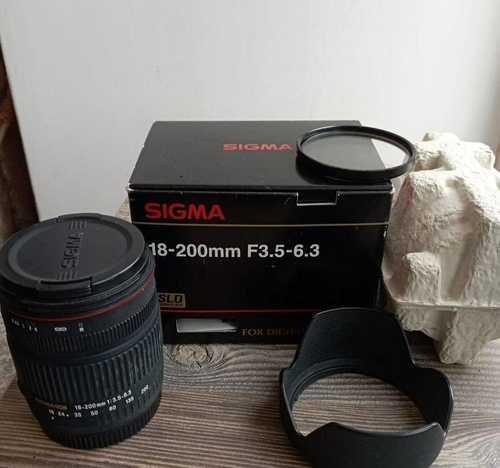 Фотообъектив sigma 18-200 для Canon