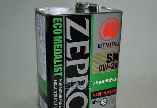 Моторное масло idemitsu zepro ECO medalist 0W-2