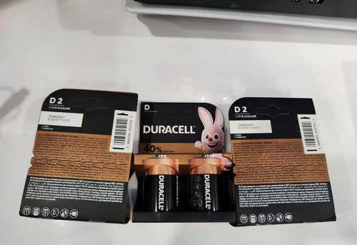 Батарейки щелочные Duracell, D/LR20 2шт Б0014055