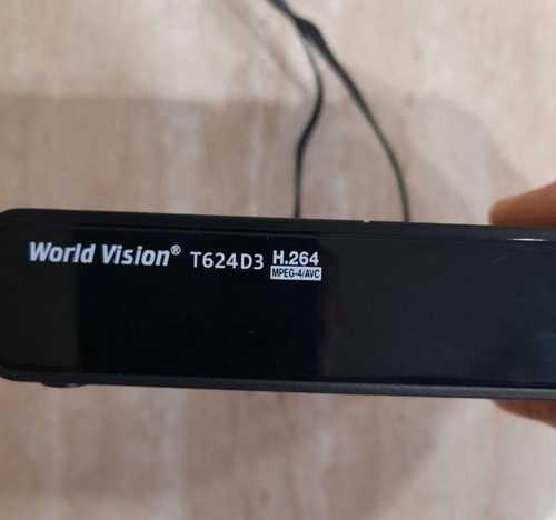 DVB T2 приставка World Vision T624 D3 Black