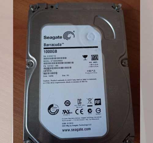 1Тб жёсткие диски Seagate