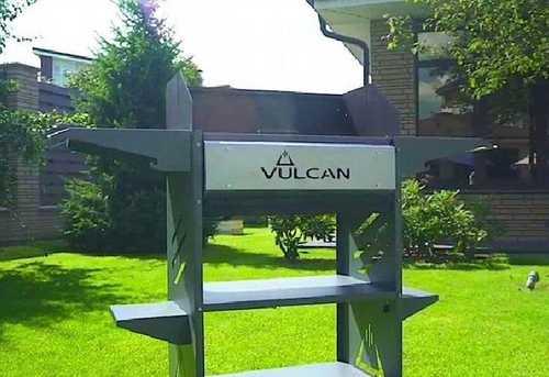 Мангал Vulcan standart с ветрозащитой, красивое и
