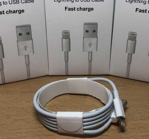 Кабель USB Lightning 1 метр (Для apple устройств)