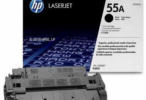 Картридж HP 55A (CE255A) оригинал, новый