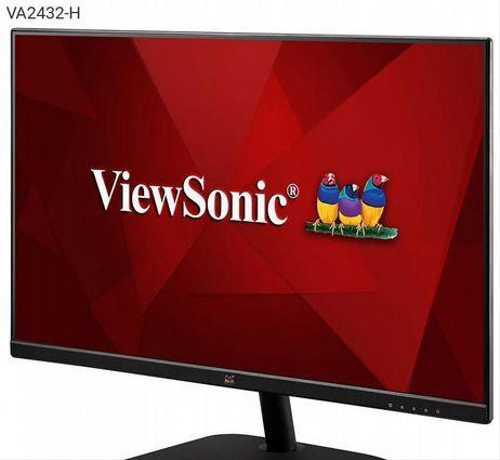 Монитор Viewsonic VA2432-H 23.8" IPS Чёрный, VA243