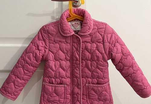 Стеганая куртка для девочки 3-4 года