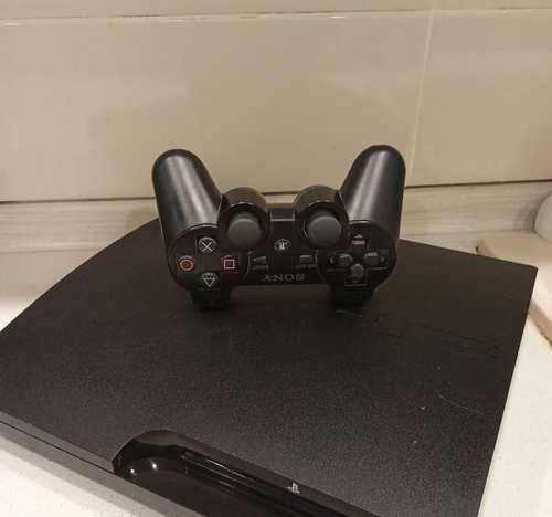 Sony playstation 3 slim320гб 31 игра джойстик