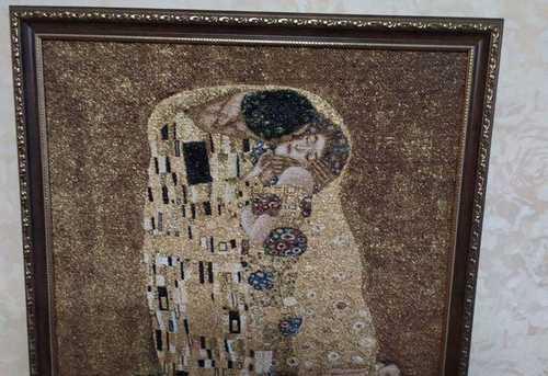 Картина гобелен в раме Климт