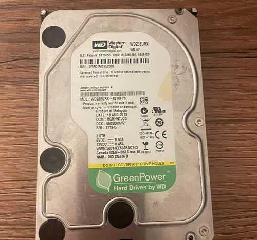 Жесткий диск Western Digital Caviar Green WD20eurx