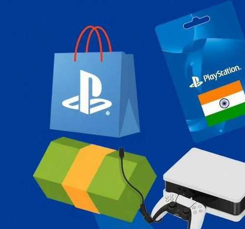 Пополнение PSN Индия IN PS Plus EA Play 1/12