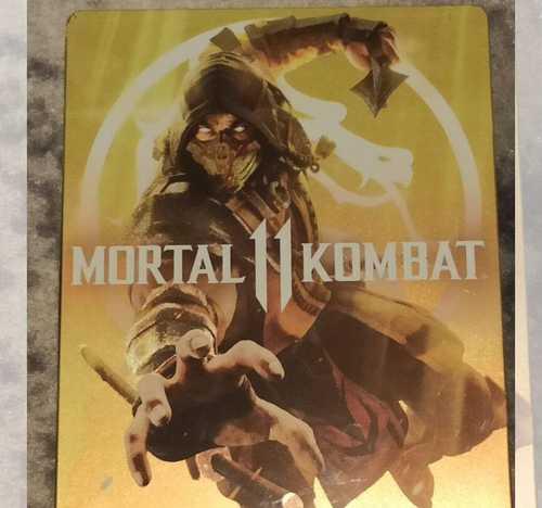 Диск ps4 Mortal Kombat 11 steelbook edition