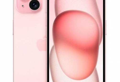 Смартфон Apple iPhone 15 256 гб, Dual SIM, розовый