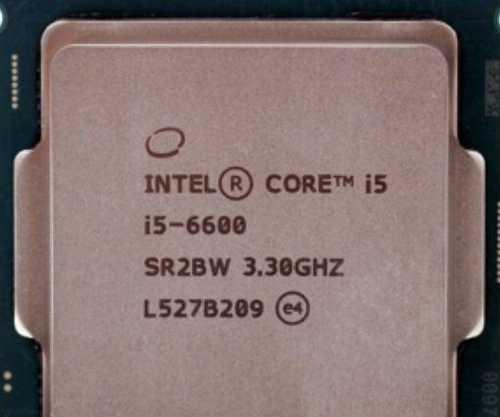 Процессор intel core i5 6600