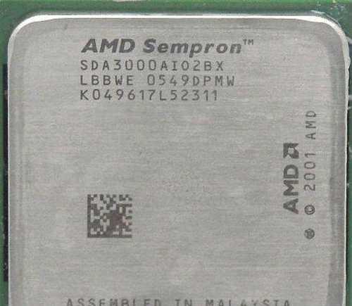 Процессор AMD Sempron 3000+ (S-754 512K/800MHz)