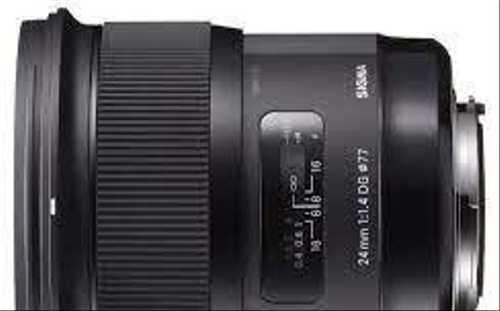 Sigma объектив AF 24mm f/1.4 Sony E