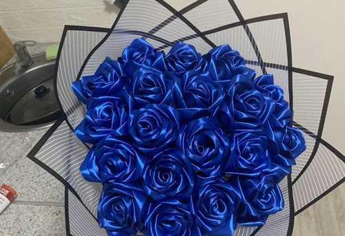 Синие розы букет 20 штук