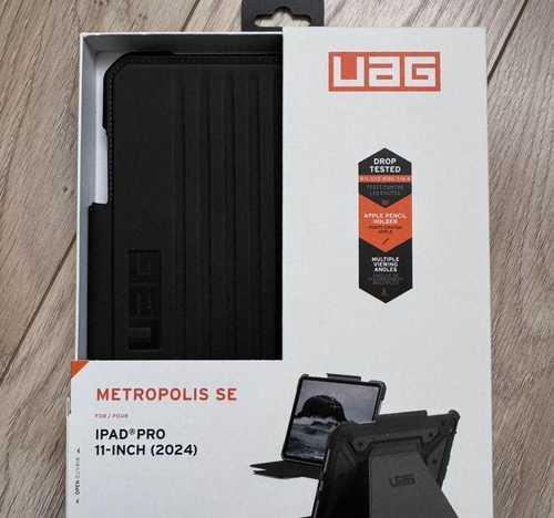 UAG Metropolis SE Black для iPad Pro 11" 2024