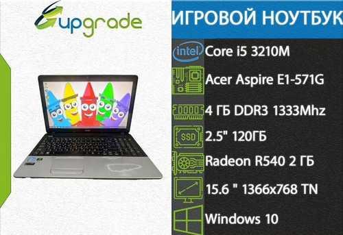 Ноутбук 15.6" Acer Core i5 3210M + GT 620M 1гб