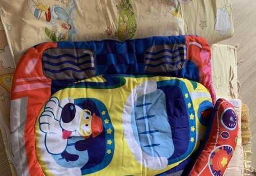 Наматрасник для детской кроватки и игровой коврик