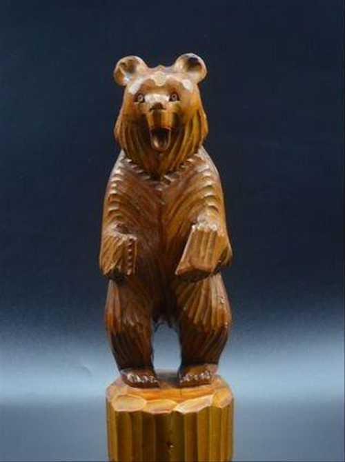 Деревянная статуэтка "Медведь"