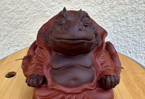Чайная фигурка жаба Фея Дзен Сердце