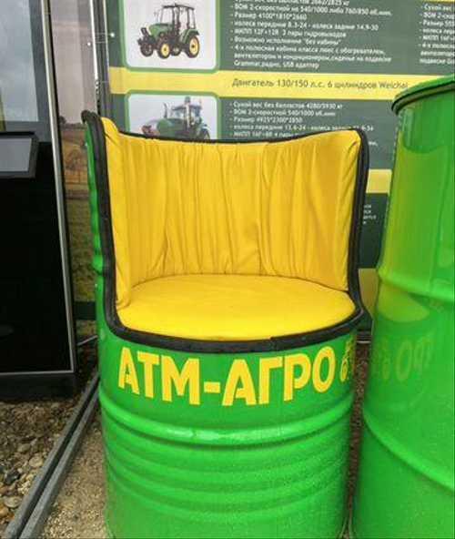 Кресло из бочки