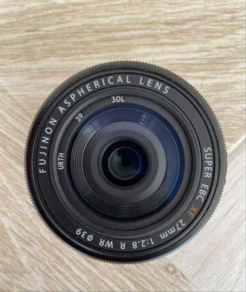 Объектив Fujifilm XF 27mm f/2.8 WR