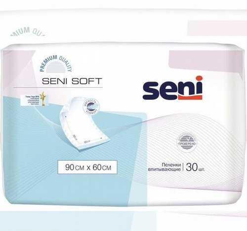 Seni soft пеленки гигиенические 90x60 cм 30 шт