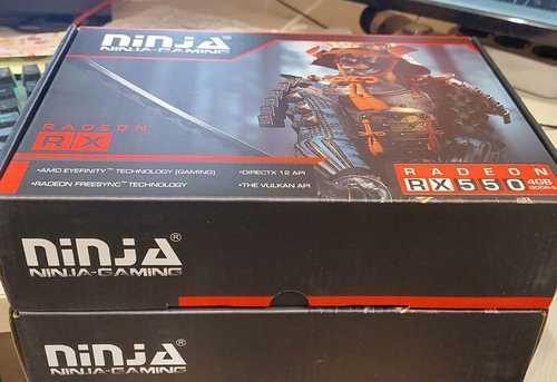 Коробка от видеокарты radeon RX550 4GB ninja