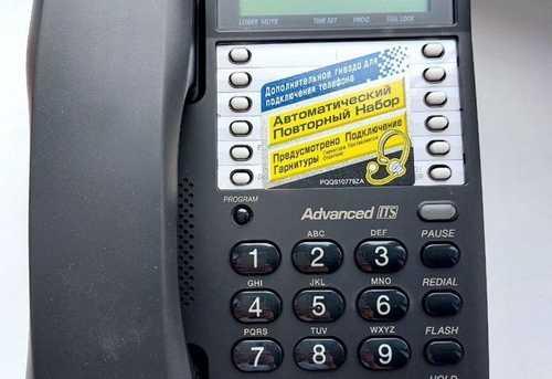 Новый Телефон проводной Panasonic KX-TS2365 черный