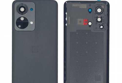 Задняя крышка для OnePlus Nord 2T черная (Gray Sha