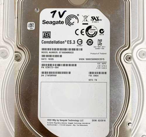 Жесткий диск Seagate 1TB