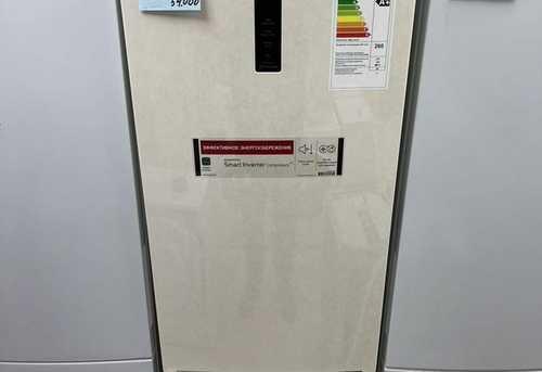 Холодильник с морозильником LG GC-B509sesm бежевый