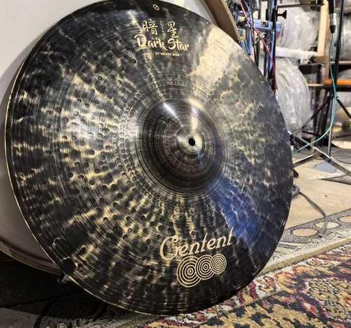 Тарелка 21" ride heavy Centent Dark star b20
