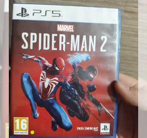 Спайдер мен 2 Spider man 2 playstation ps5 диск