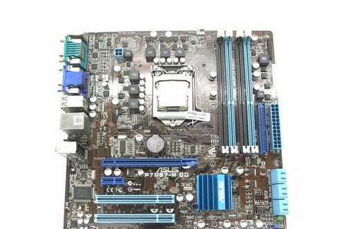 Мат. плата S-1156 asus P7Q57-M DO PCI-E/svga/DVI