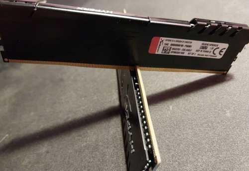 DDR 4 Kingston HyperX fury Black 2x4GB 2400mhz