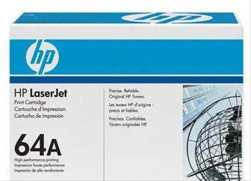 Картридж лазерный HP 64A CC364A черный (10000стр.)