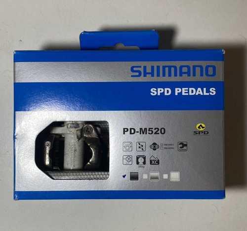 Мтб педали shimano pd-m520