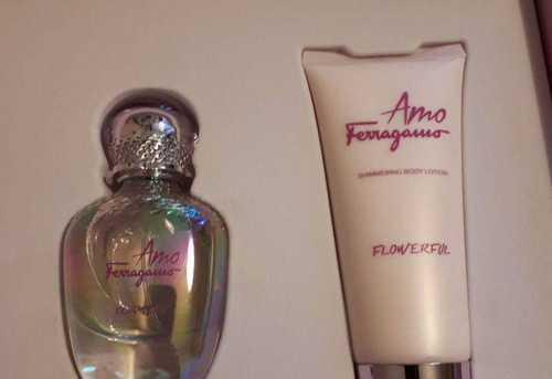 Salvatore Ferragamo, туалетная вода 50мл + лосьон
