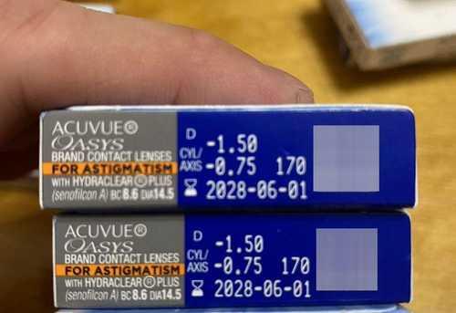 Acuvue oasys for Astigmatism with Hydraclear Plus