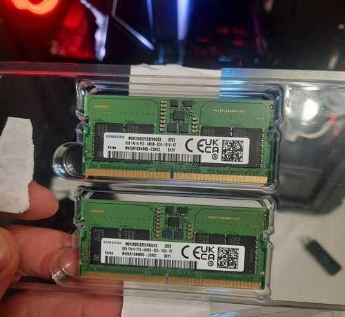 Оперативная память Samsung DDR5 16Gb 2x8 4800Mhz