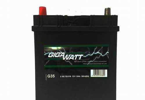 Автомобильный аккумулятор Gigawatt G35L (55B24R)