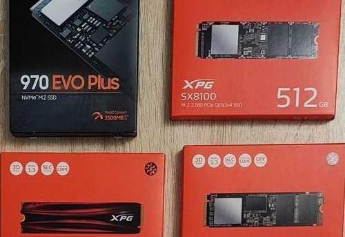 SSD диски новые Samsung, gammix, SX8200, SX8100