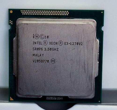 Процессор Intel Xeon E3 1270v2(i7 3770)