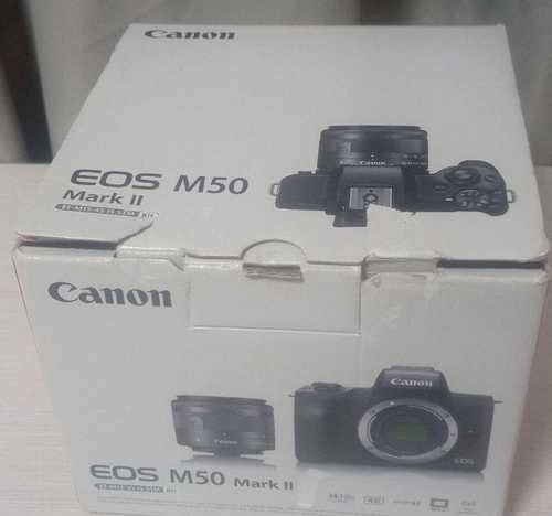 Canon EOS M50 mark II   Объектив саnon EF-M 15-45m