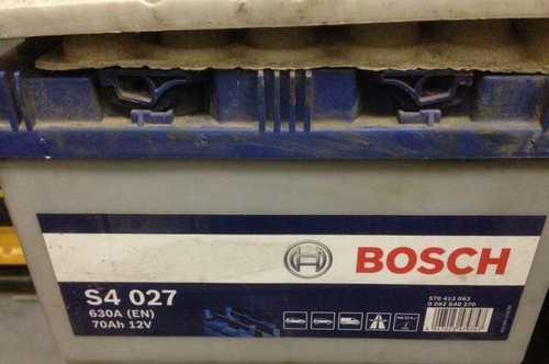 70Ач Аккумулятор Б/у Bosch S4 027