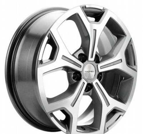 Khomen Wheels KHW1710 R17 Gray-FP для Haval F7