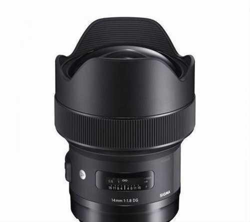 Sigma AF 14mm f/1.8 DG HSM Art Nikon F Новый
