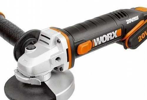 Worx WX800 акк угловая шлифмашина 2 x 2 Ач, зу